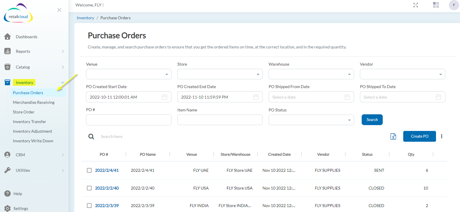 Purchase Orders – Help Center