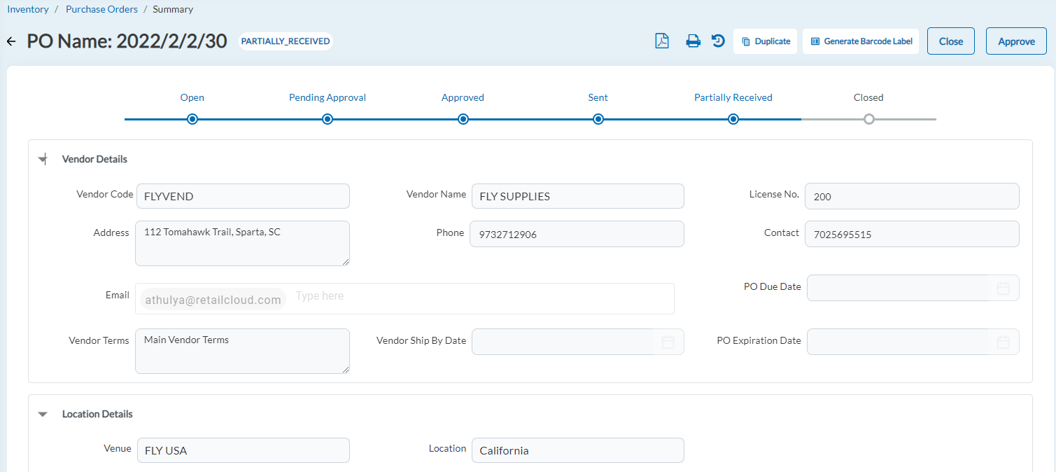 Purchase Orders – Help Center