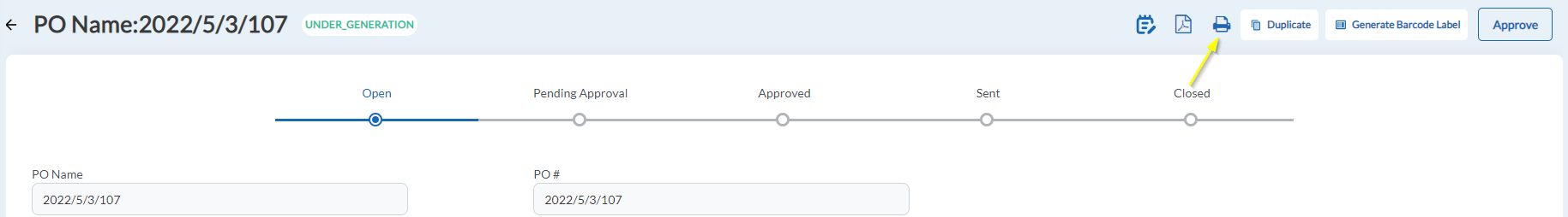 Purchase Orders – Help Center