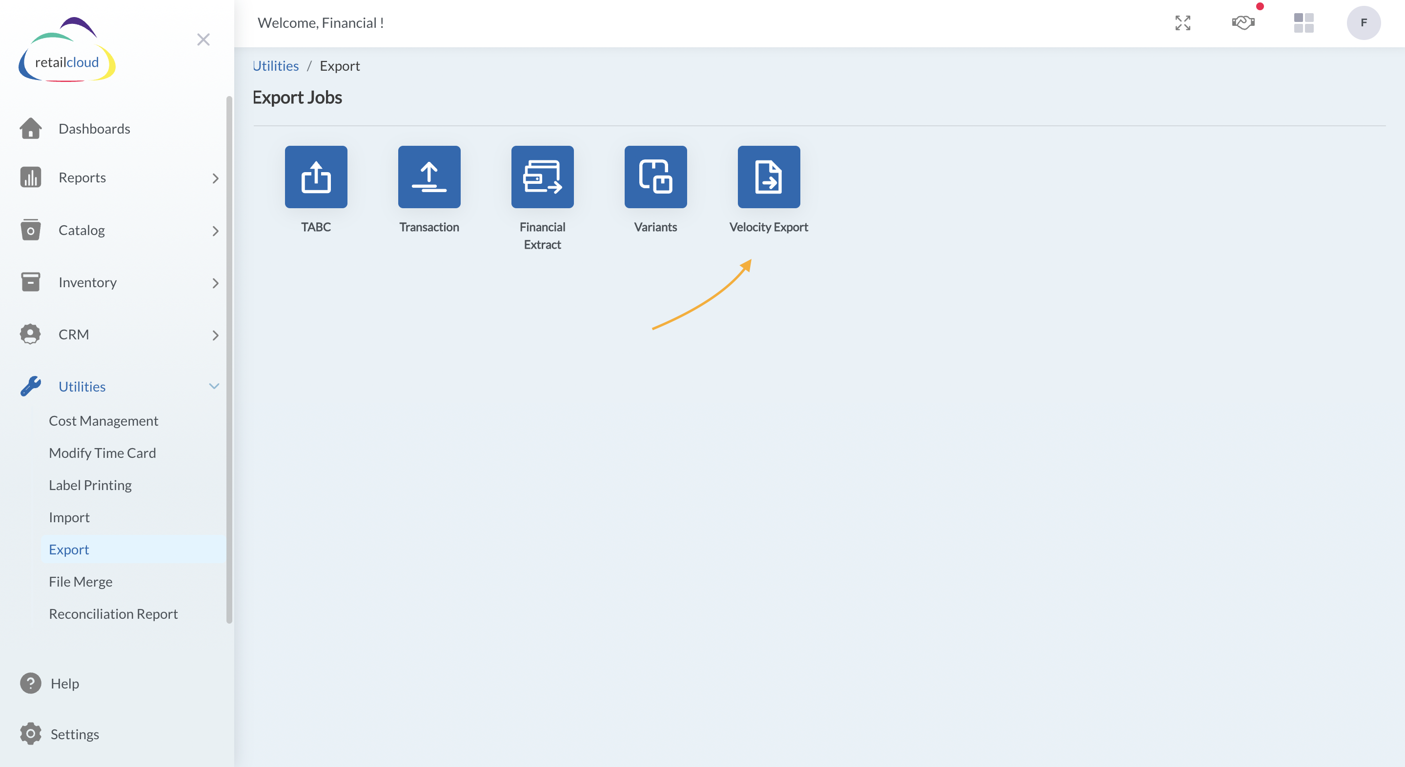 Velocity Export – Help Center