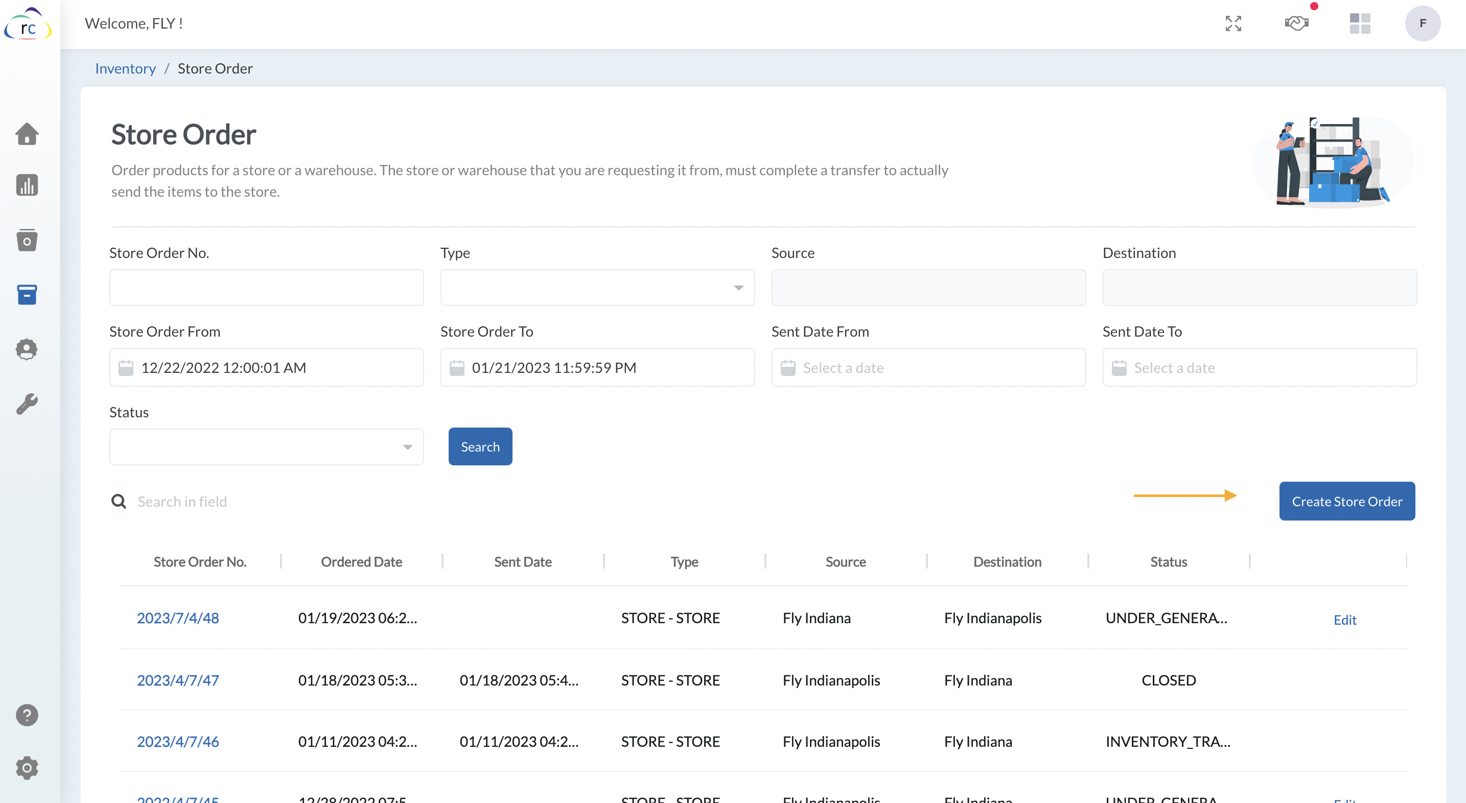 Store Order – Help Center