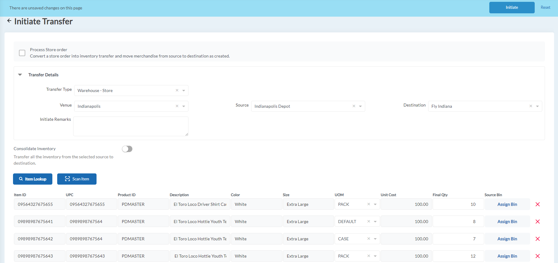 Inventory Transfer – Help Center