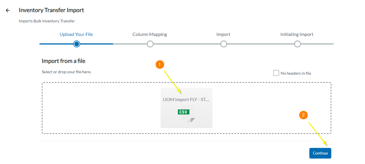 Inventory Transfer Import – Help Center