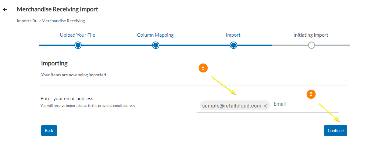 Inventory Receiving Import – Help Center
