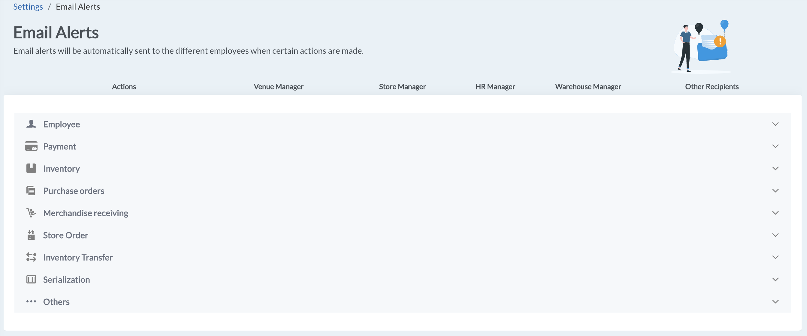 Email Alerts – Help Center
