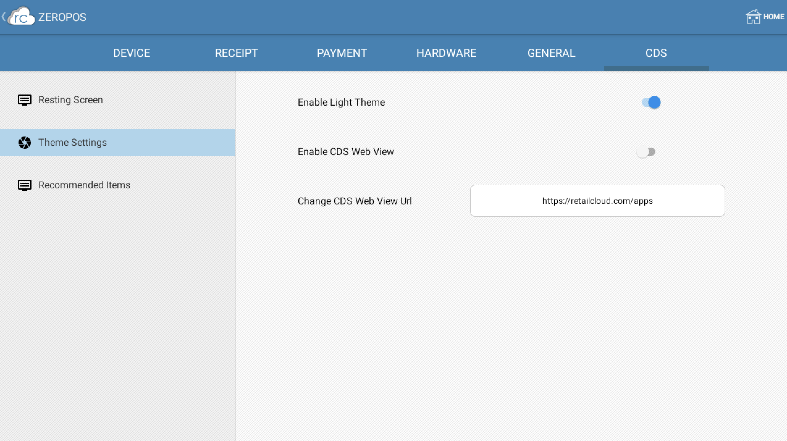 CDS Configurations – Help Center