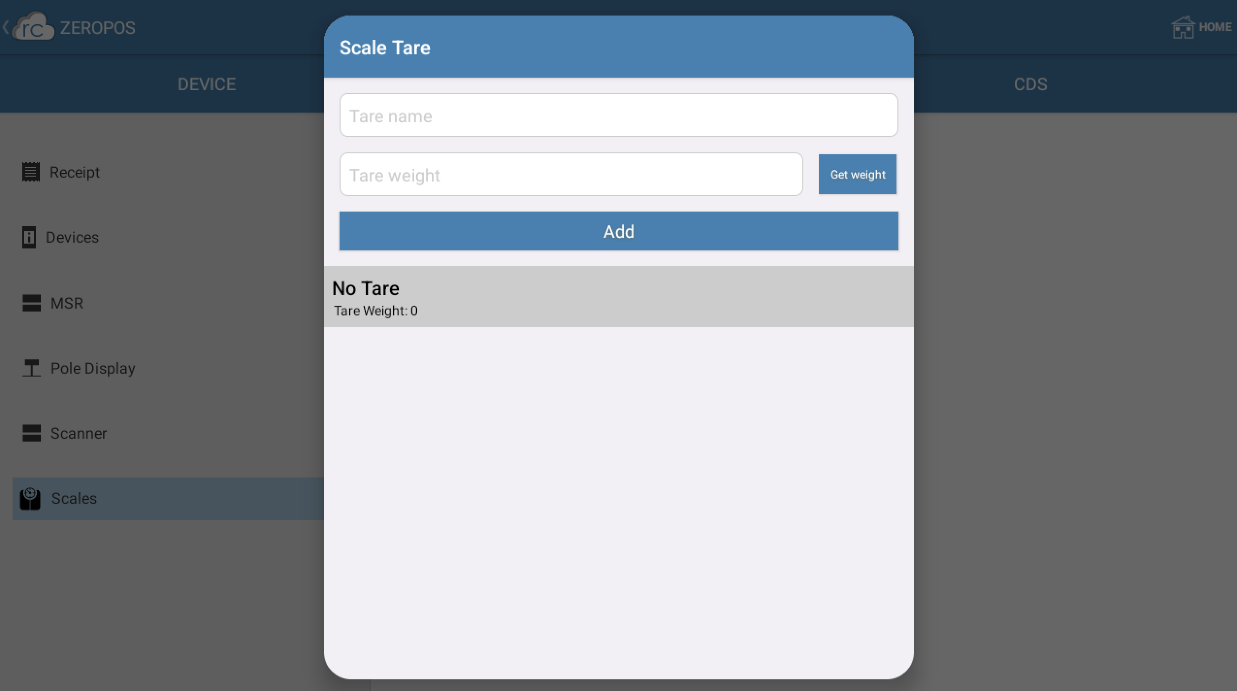 Scale Tare Setup – Help Center