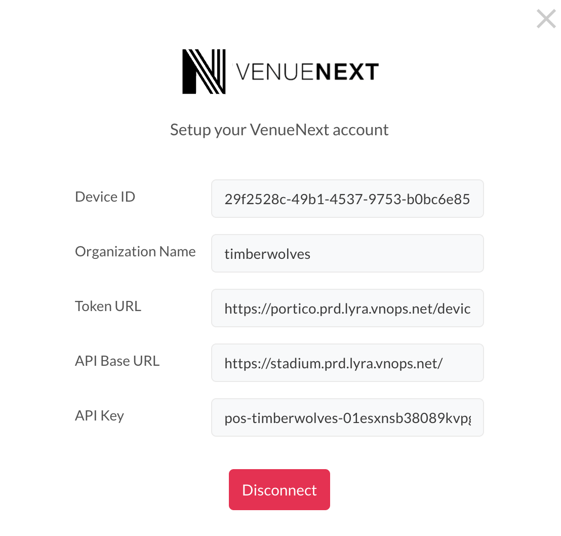 VenueNext – Help Center