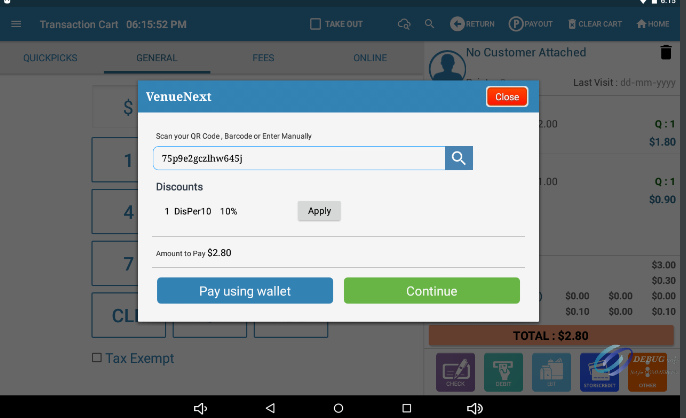 VenueNext Integration on ZeroPOS – Help Center