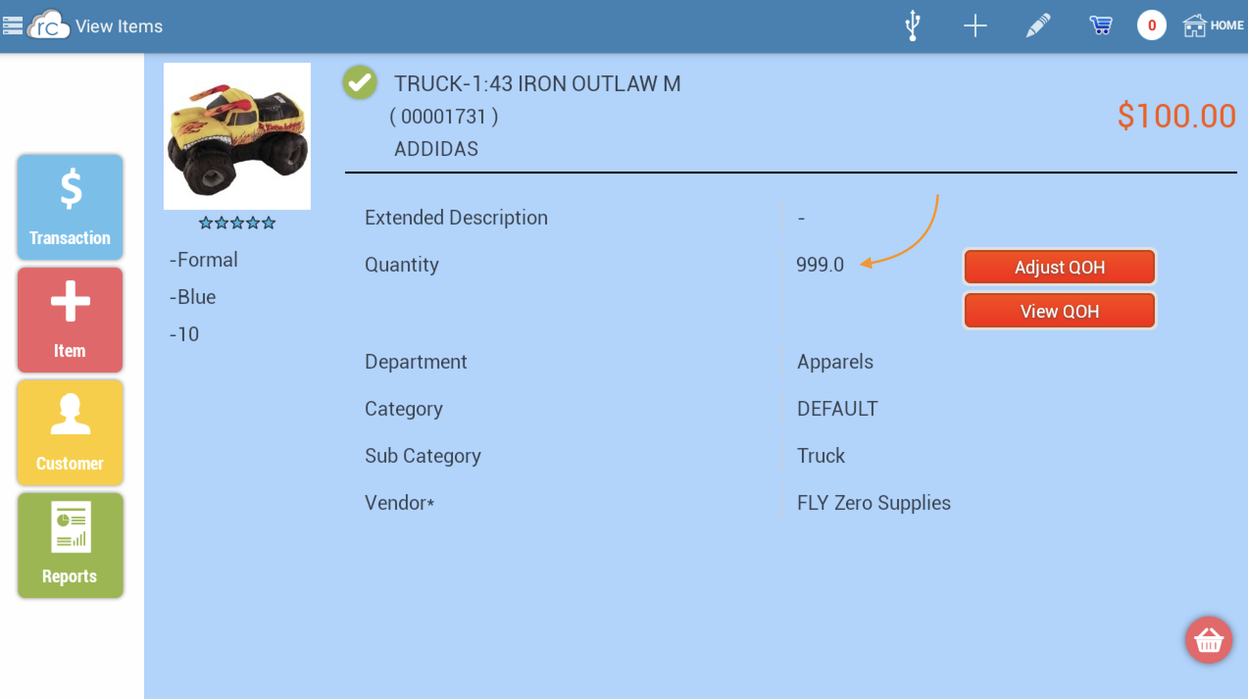 Quantity On Hand – Help Center