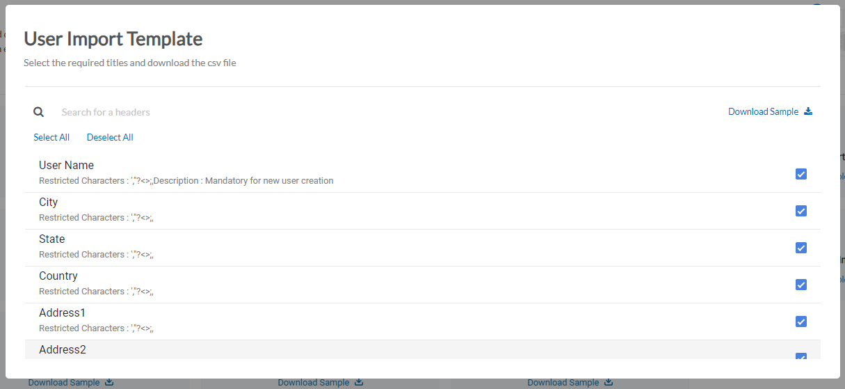User Import – Help Center