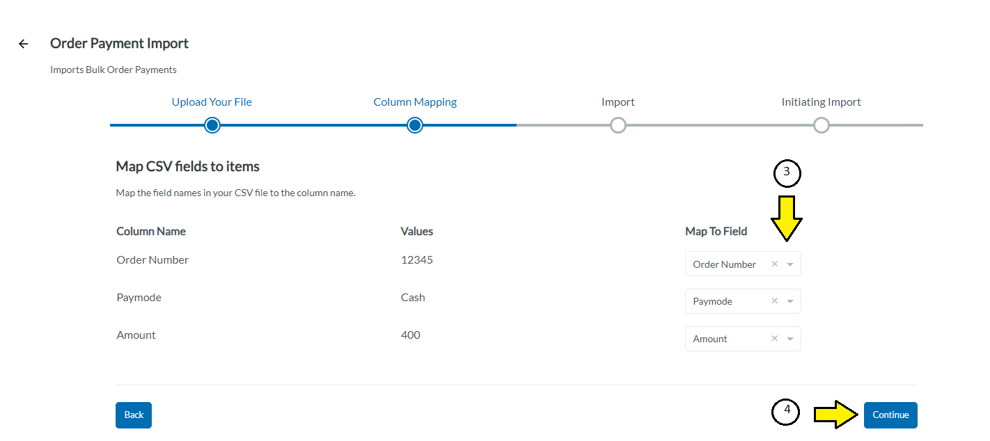Order Payment Import – Help Center
