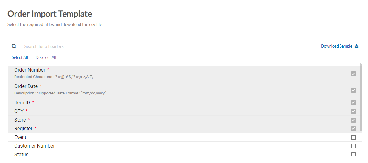 Order Import – Help Center