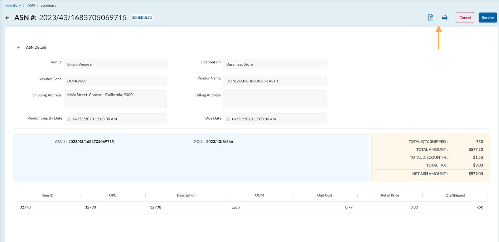 Advanced Shipment Notification (ASN) – Help Center