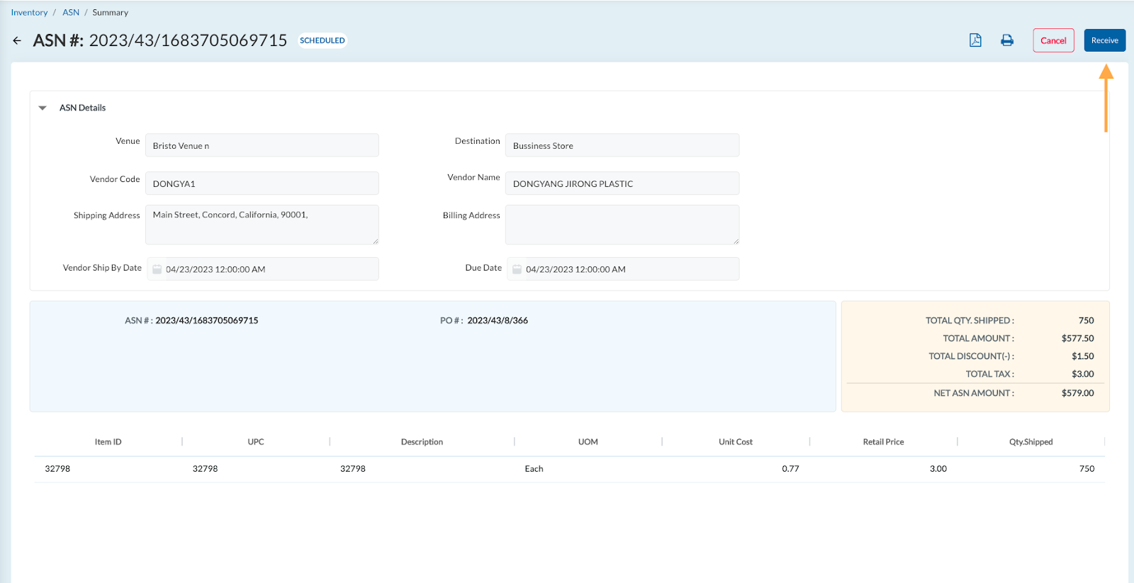 Advanced Shipment Notification (ASN) – Help Center