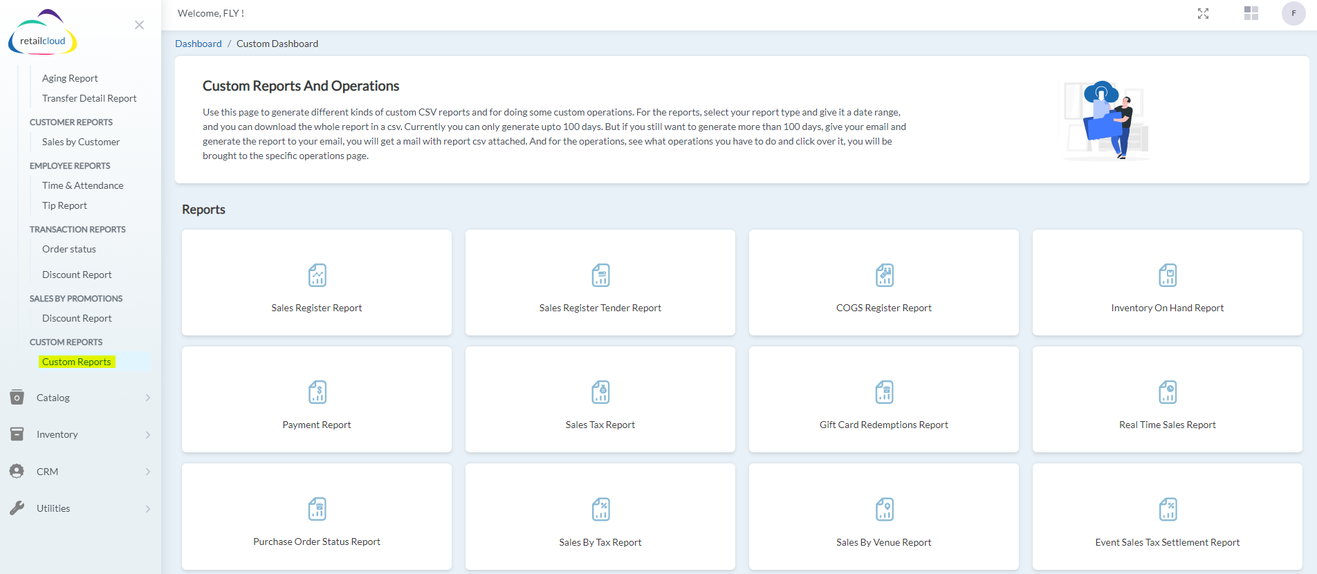 Custom Reports – Help Center