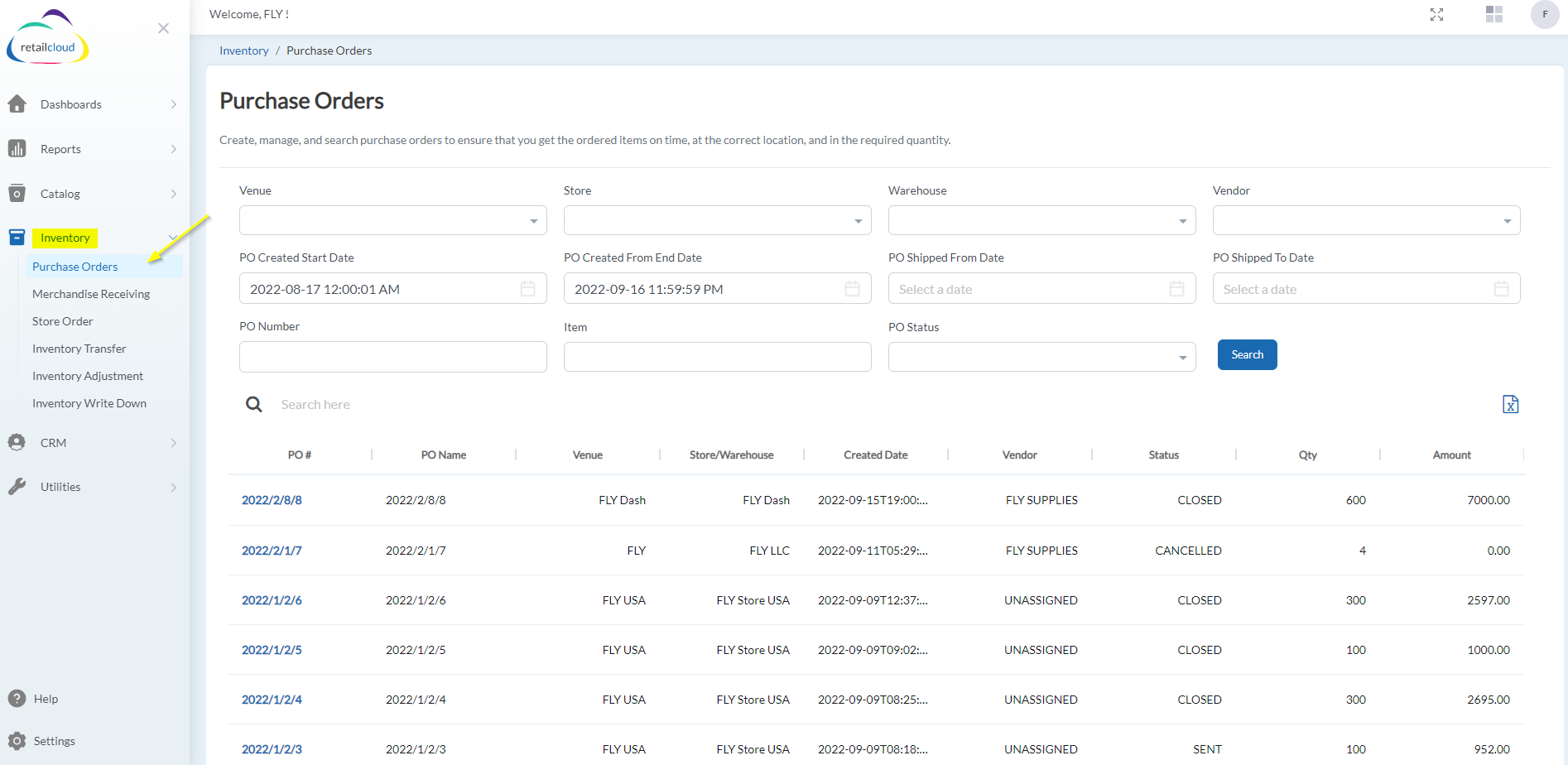 Purchase Orders – Help Center