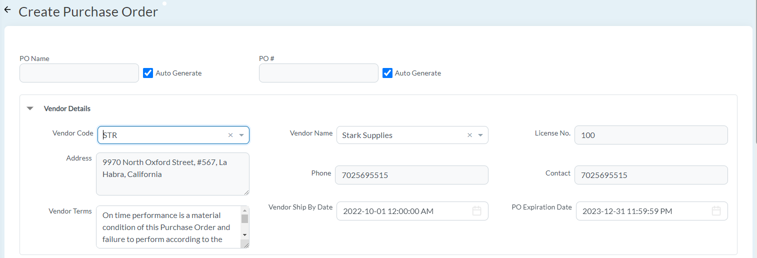 Purchase Orders – Help Center