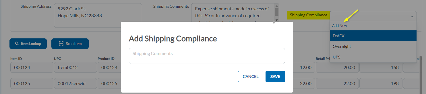 Purchase Orders – Help Center